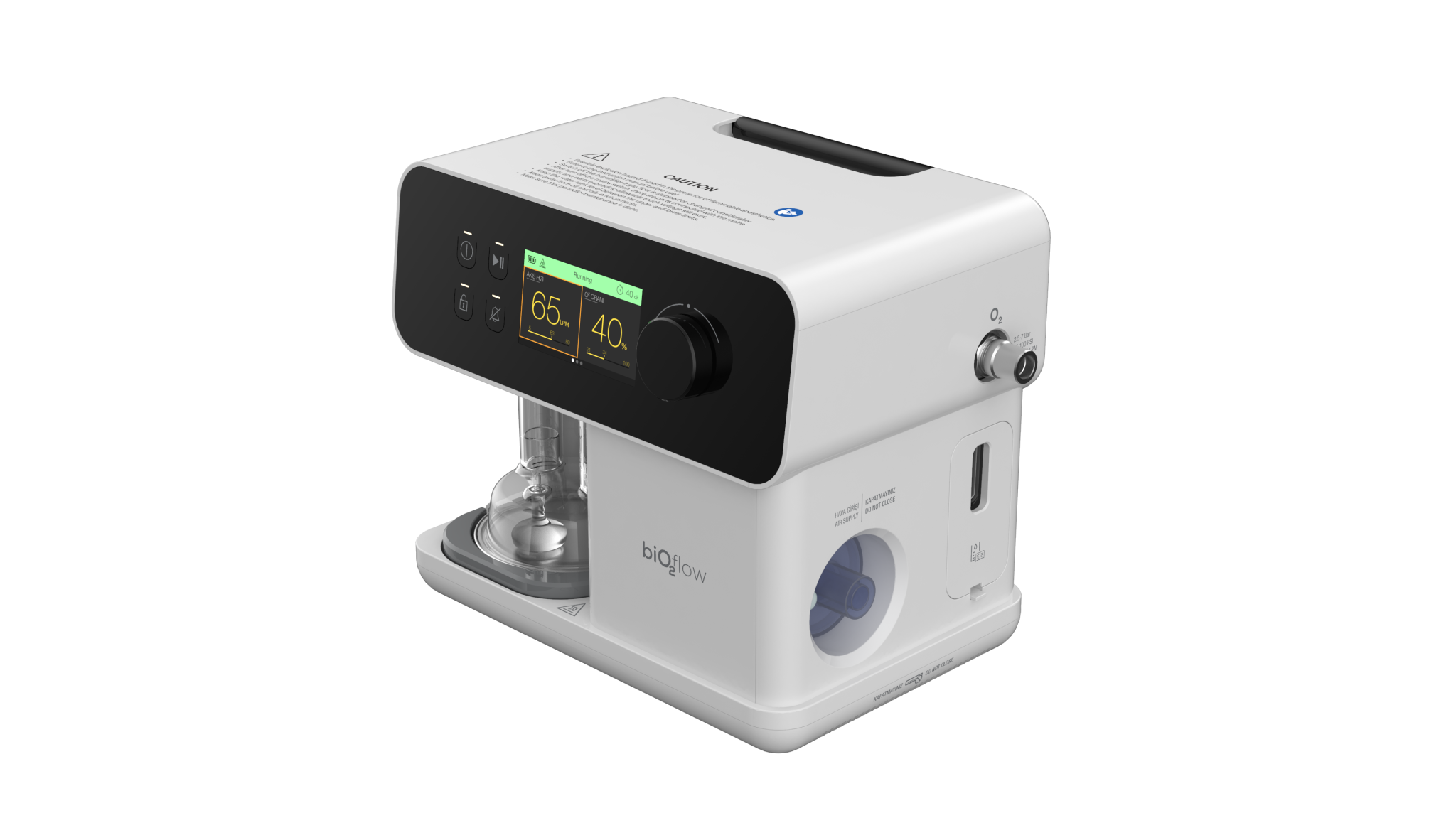 Bio2Flow | High-Flow Oxygen Therapy Device | Biosys